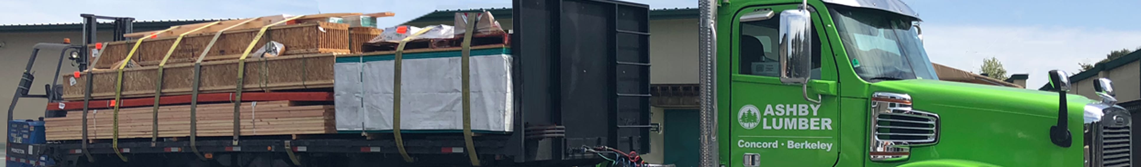 Lumber Delivery Concord, Oakland, Berkeley & East Bay, CA